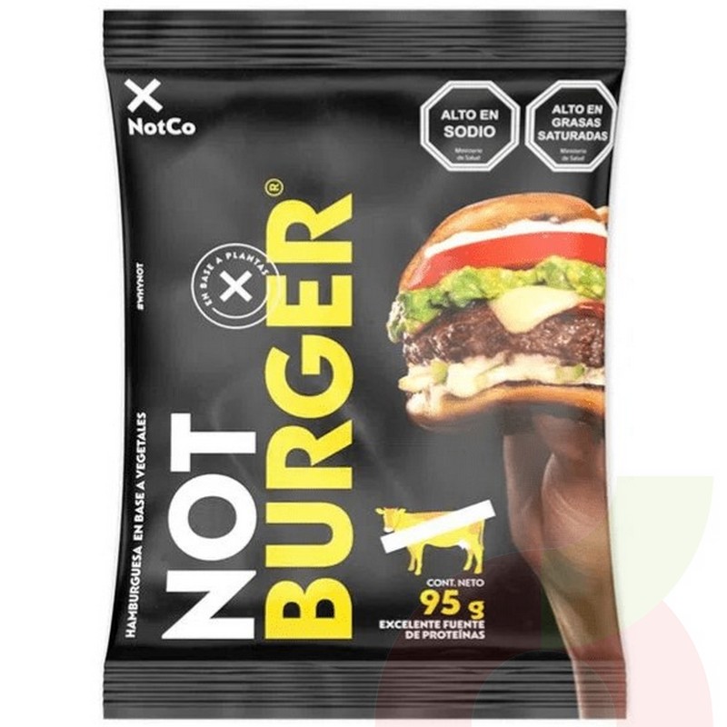 Hamburguesa Not Burger 95Gr - Supermercados Eltit