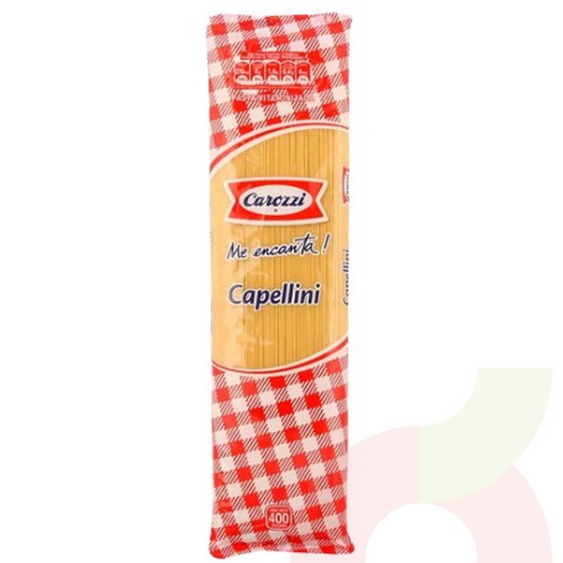 Pastas Capellini Carozzi 400Gr - Supermercados Eltit