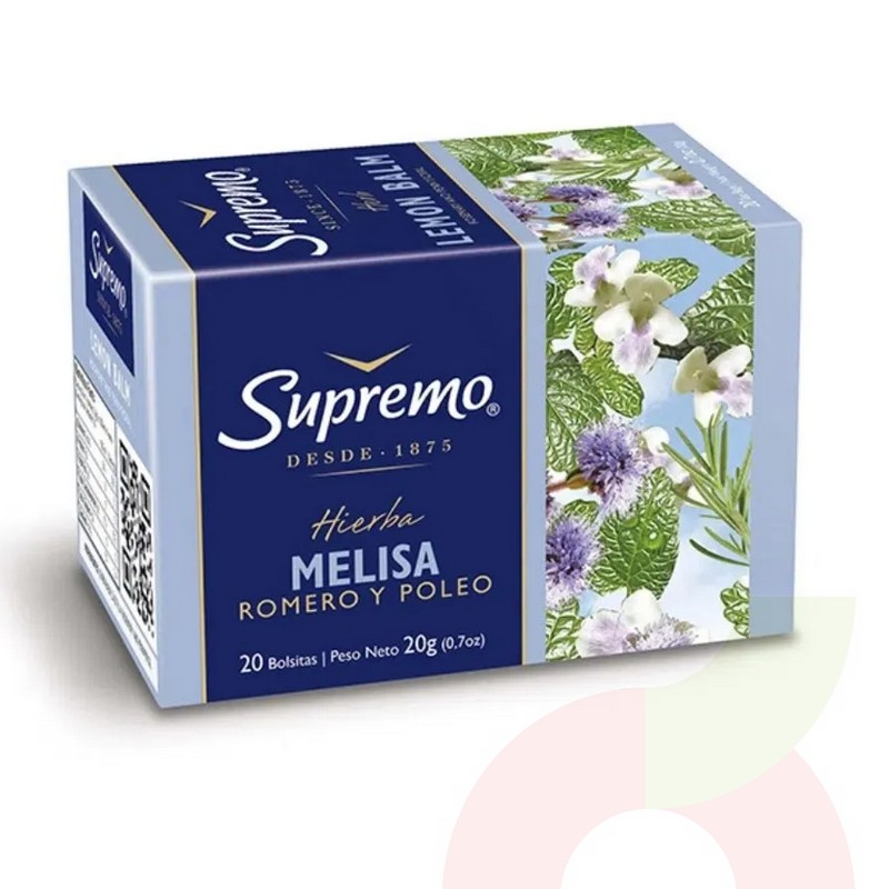 Té Melisa Supremo 20 Unidades - Supermercados Eltit
