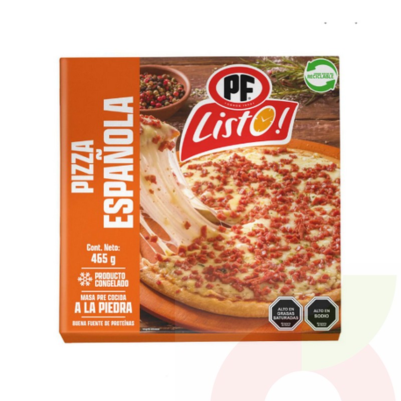 Pizza Española PF Listo 465gr - Supermercados Eltit