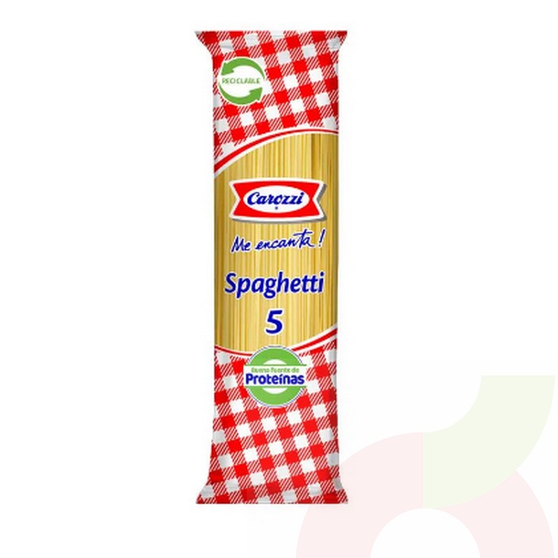 Pastas Spaghetti N° 5 Carozzi 400Gr - Supermercados Eltit