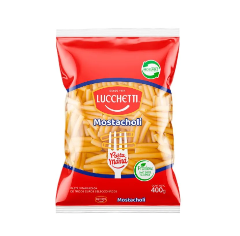 Pasta Mostacholi Lucchetti 400Gr - Supermercados Eltit
