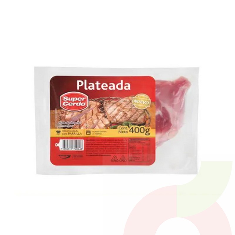 Plateada Super Cerdo 400Gr - Supermercados Eltit