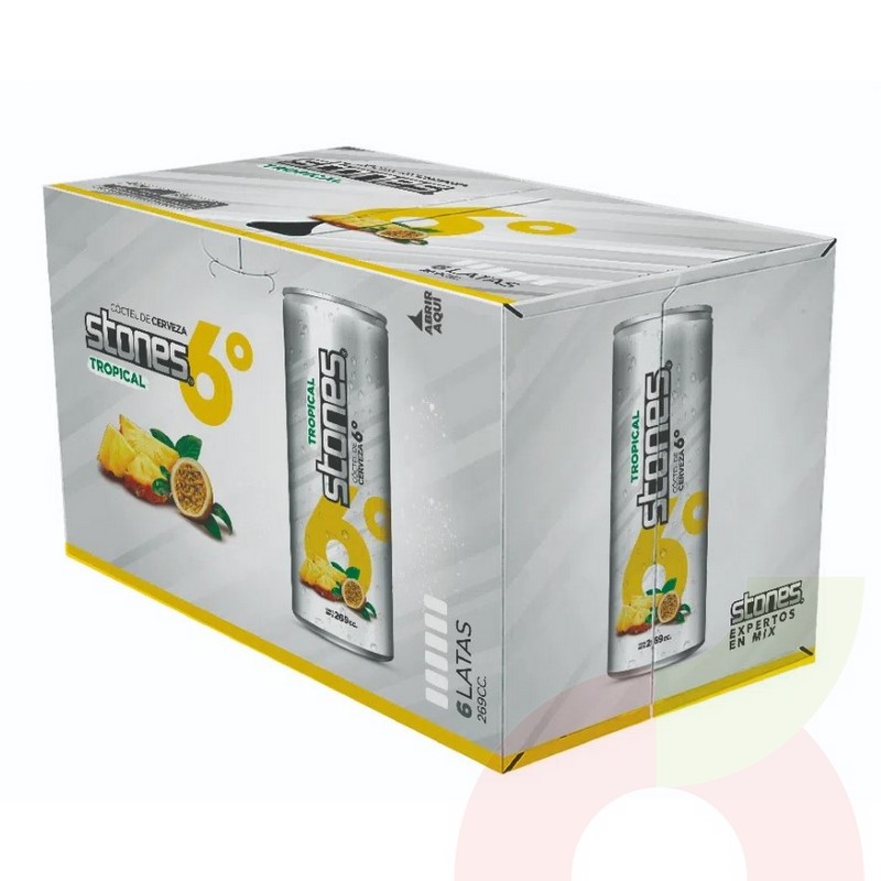 Cerveza Stone Tropical 269Cc 6 Unidades - Supermercados Eltit