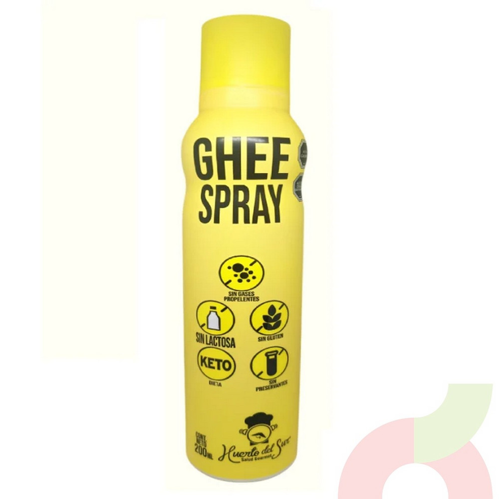 Aceite Ghee Spray Huertos del Sur 200Ml - Supermercados Eltit