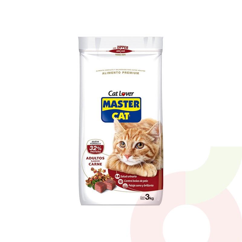 Master Cat Carne 3 Kg. - Supermercados Eltit
