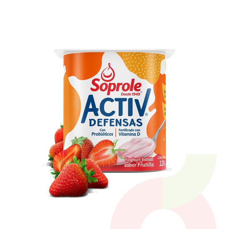 Yogurt Activ Frutilla Soprole 120Gr - Supermercados Eltit