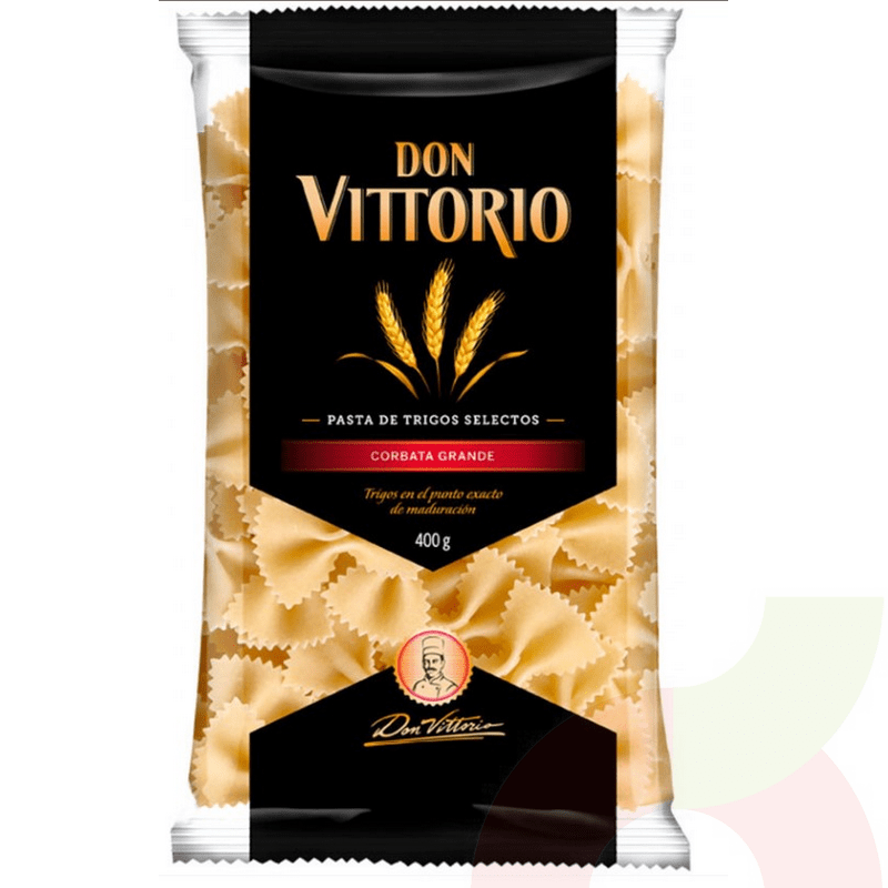 Pasta Corbata Grande Don Vittorio 400Gr - Supermercados Eltit