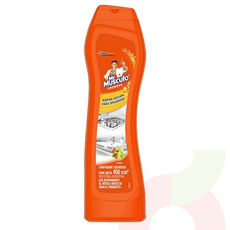 Mr Musculo Crema Citrus 450 Ml - Supermercados Eltit