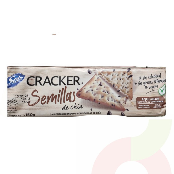 Galletas Cracker Semillas de Chía 150gr - Supermercados Eltit