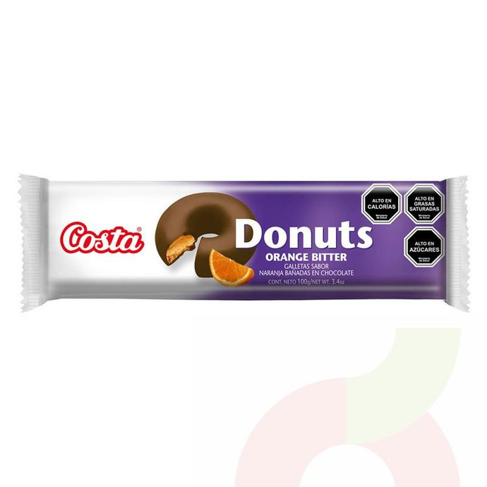 Galleta Donuts Naranja Costa 100Gr - Supermercados Eltit
