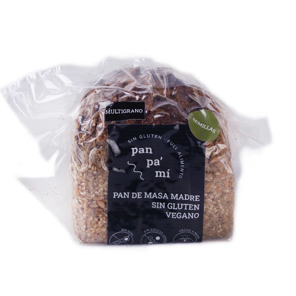 Pan Multigrano Semilla Masa Madre Sin Gluten - 500 grs - Compra online ...