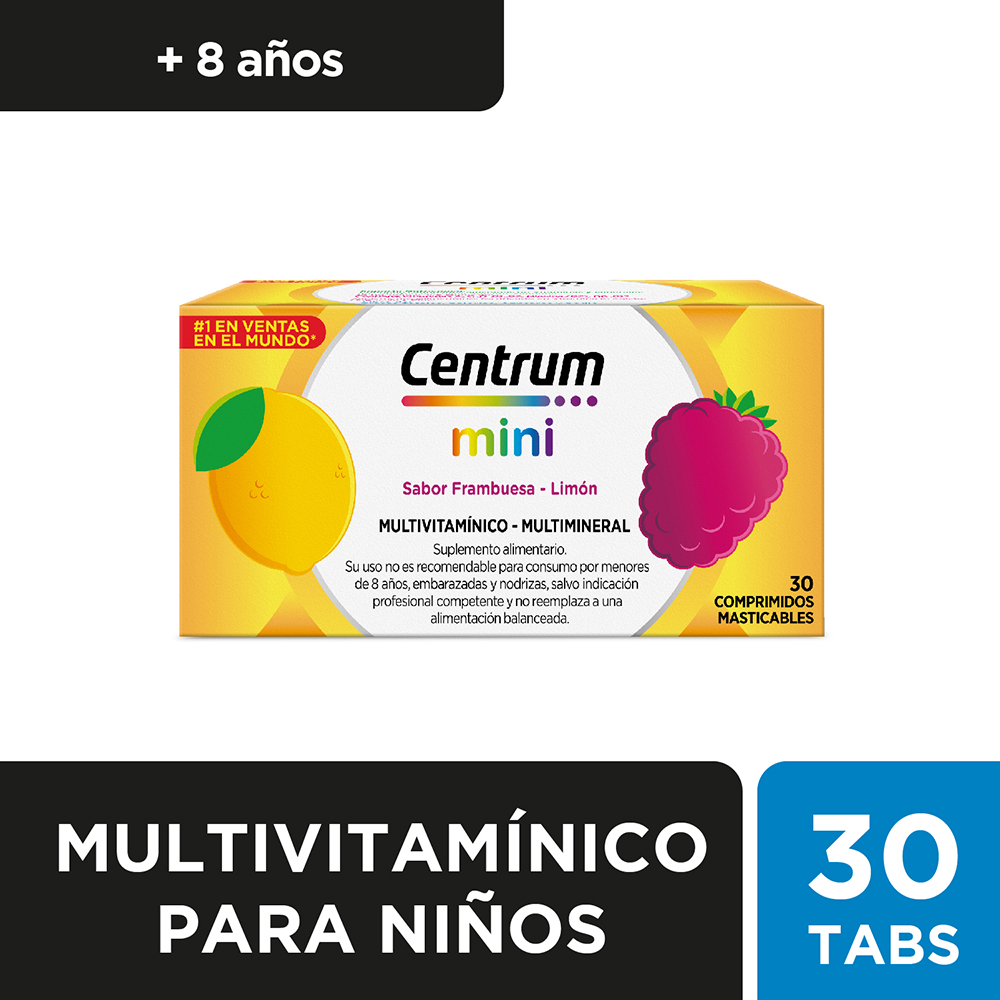 Liqui - Centrum Multivitaminico Mini 30 Comprimidos Masticables