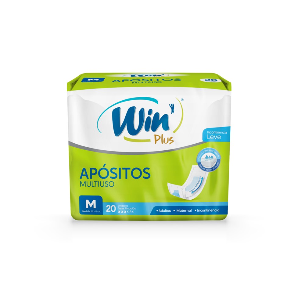 Win Apósitos Adulto Multiuso M 20 Unidades - Liqui