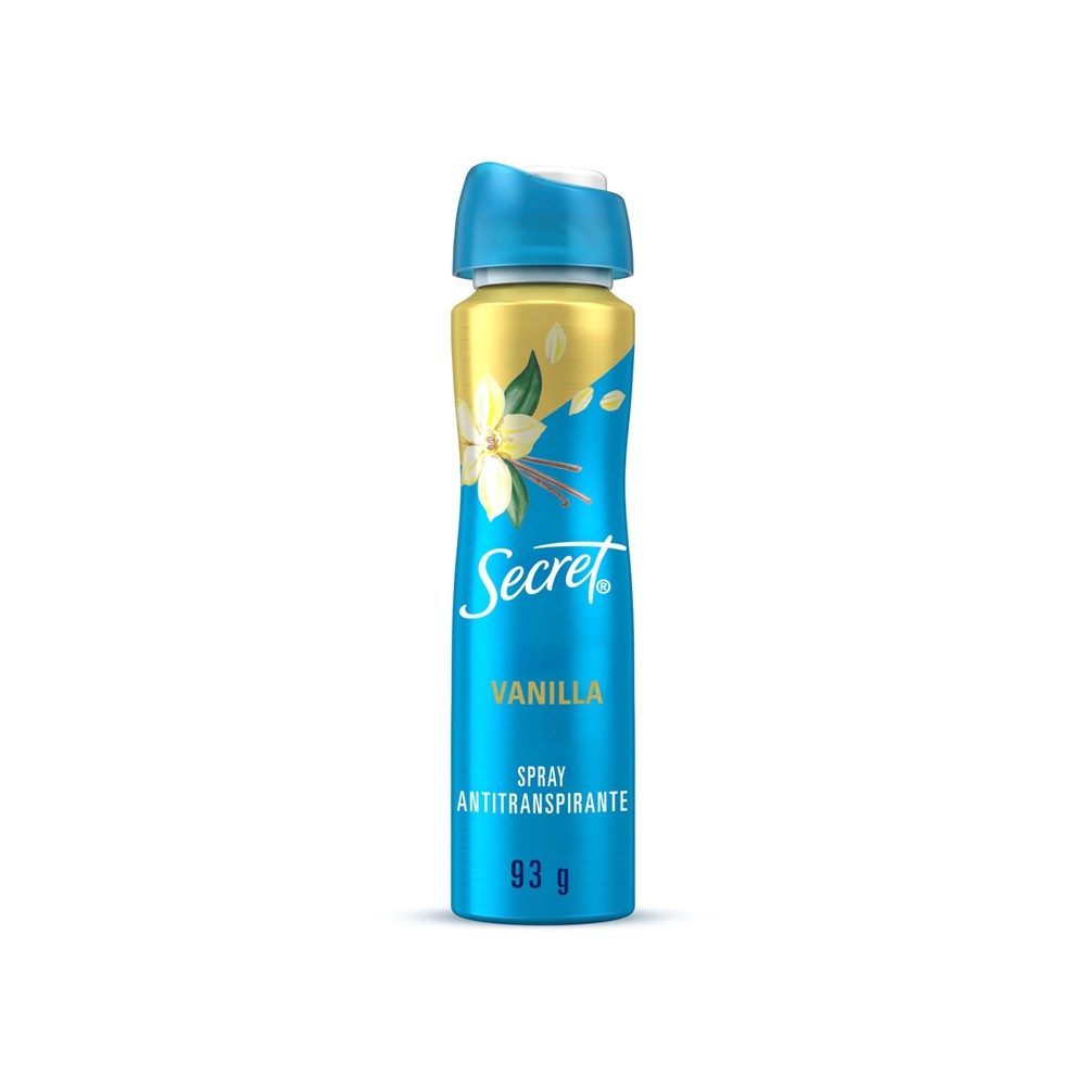 Secret Deo Spray Antitranspirante Vanilla 93gr - Liqui
