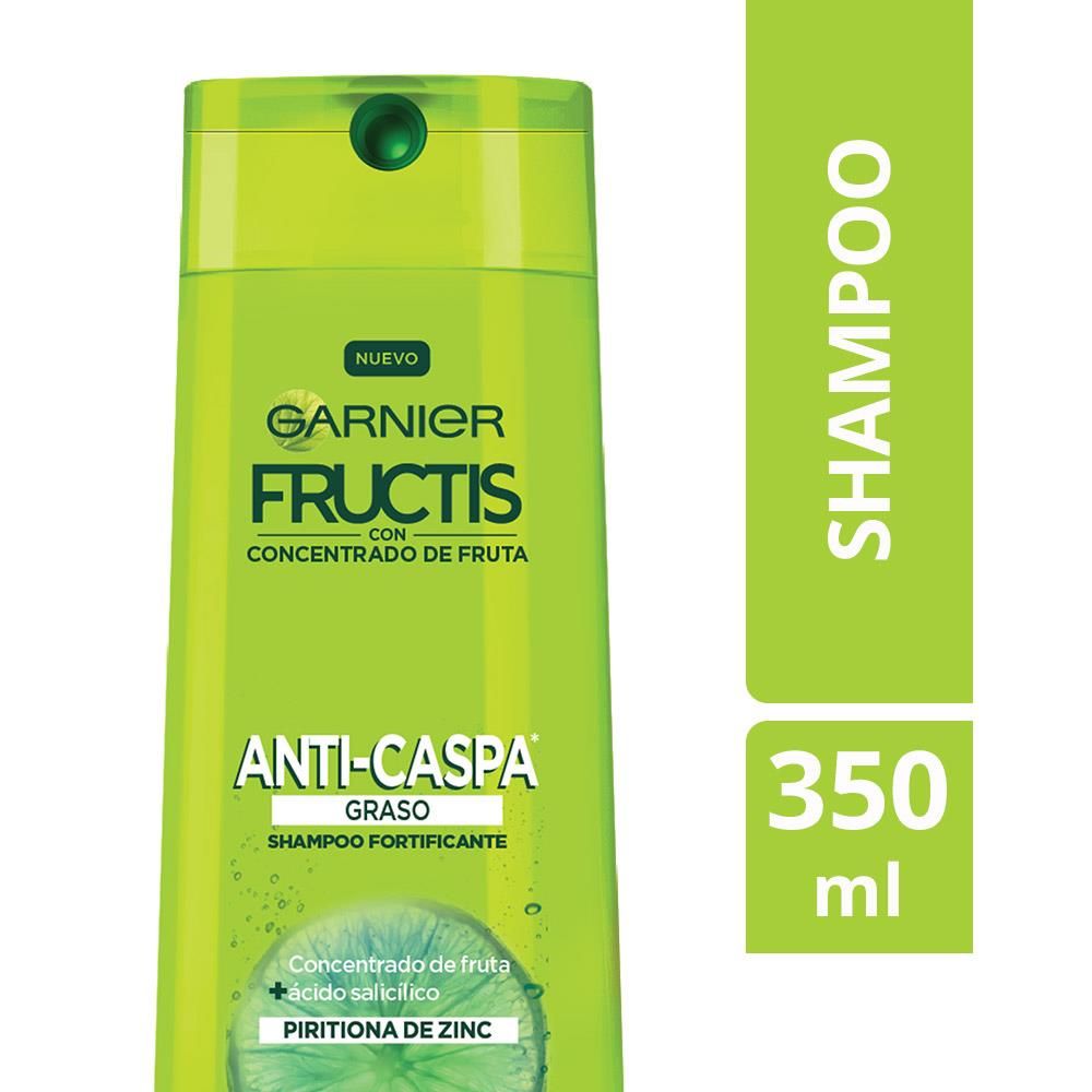 Liqui - Fructis Shampoo Anticaspa Graso 350 Ml.