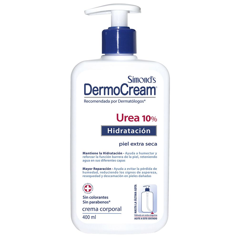 Dermocream Crema Corporal Hidratacion Urea 10 400 Ml - Liqui