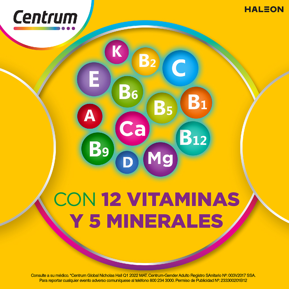 Liqui - Centrum Multivitaminico Mini 30 Comprimidos Masticables